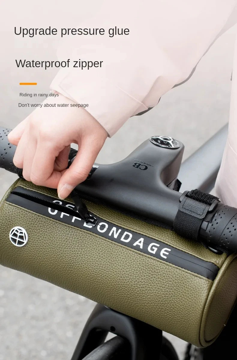 Bicycle 2l Multi-Purpose Storage Bag Mountain bike bag front beam bag ...