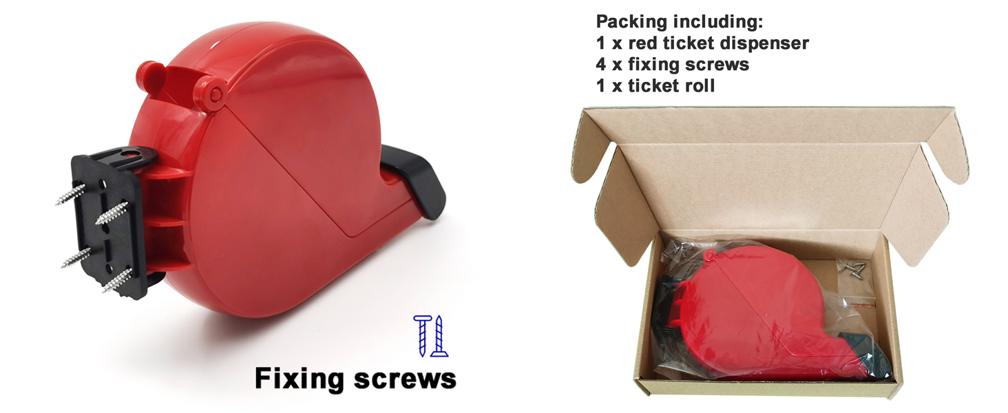 Ticket Stubs Roll Paper Turn Ticket Paper Rolls for Queuing Number ...