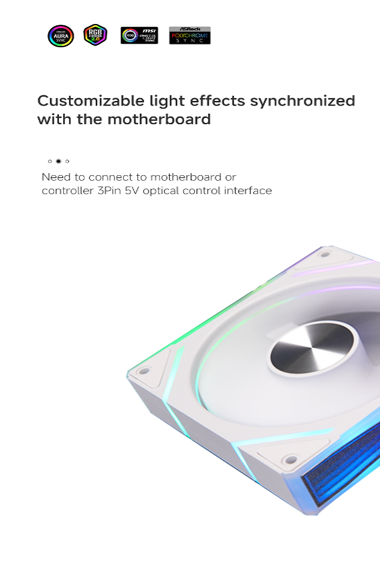 Prism 4RS PRO ARGB CPU Fan 120mm Infinity Mirror Design 5V 3PIN ...