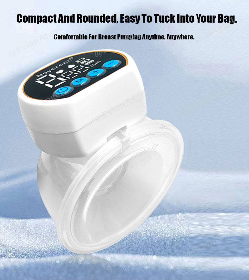 EvianAngel Electric Breast Pump Rechargeable Breast Massager Silent ...