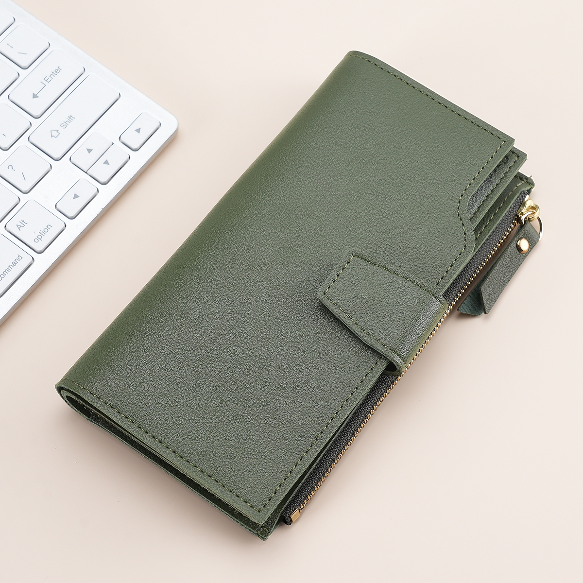 1 Piece Ladies Fashion Simple Long Wallet Youth Casual 70% off Multi ...