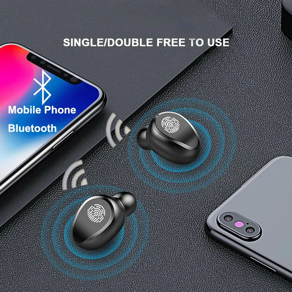 F9 TWS Bluetooth 5.0 Earphone Wireless Headphone Stereo Min Headset ...