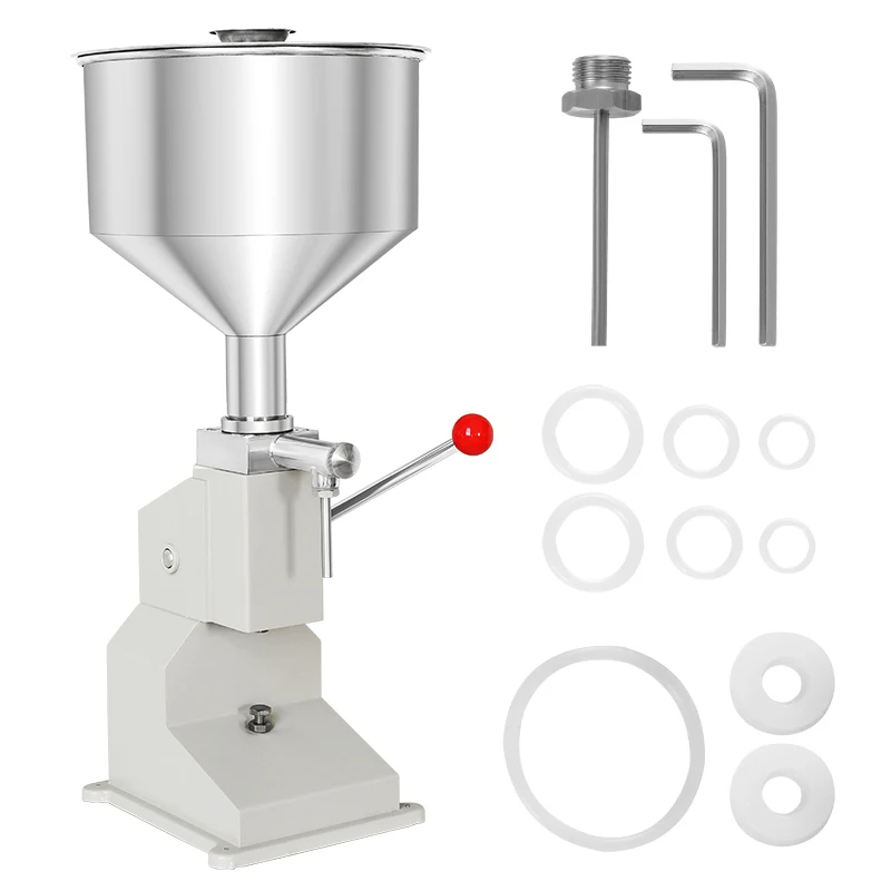 ZONESUN ZS-A03S Manual Paste Filling Machine Viscous Fluid Filler Thick ...