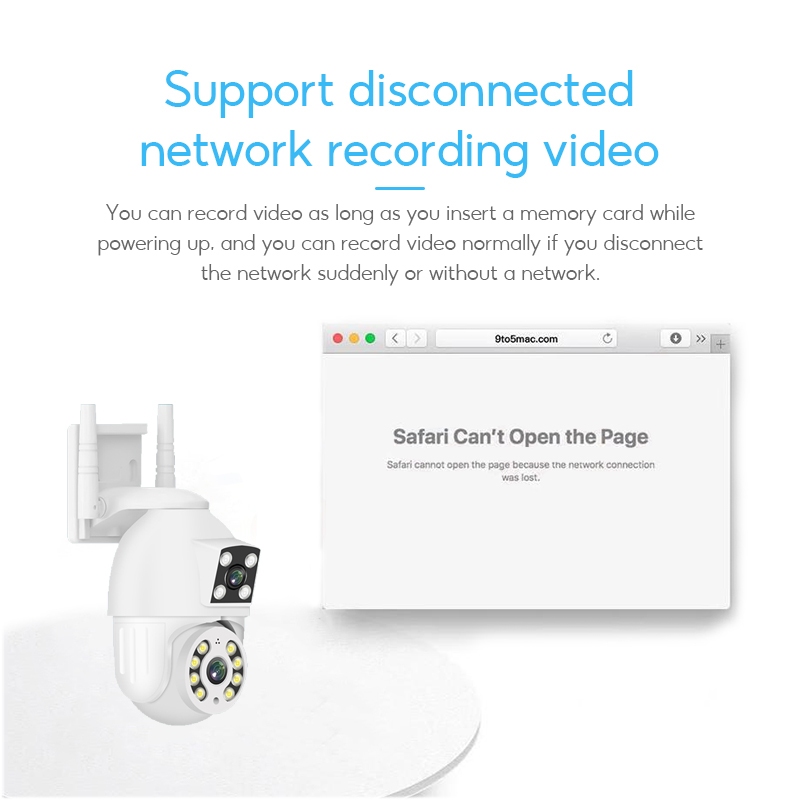 V380 Pro Outdoor Dual Lens CCTV Camera BP3 Wireless waterproof 360 ...