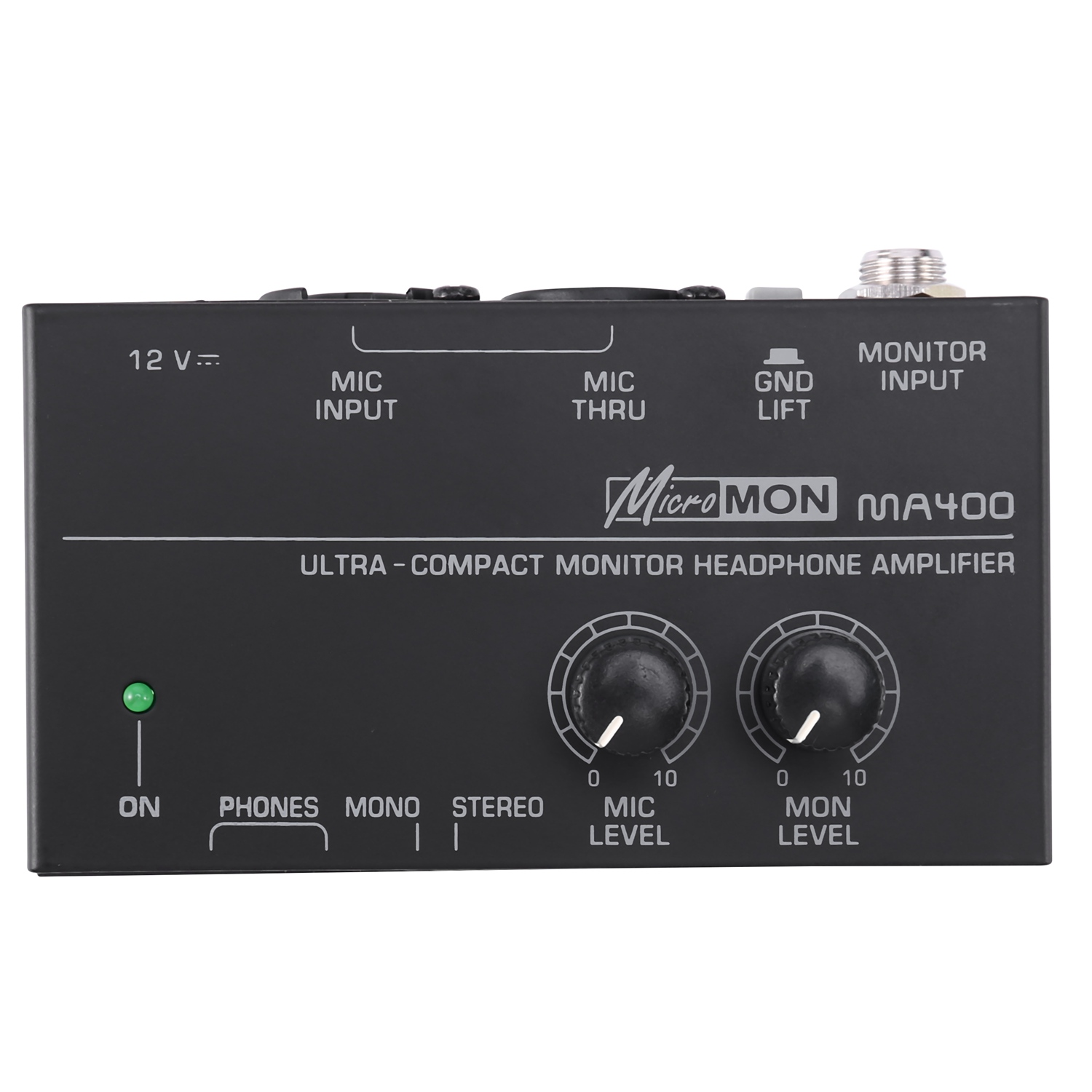 MA400 Headphone Preamplifier 6.35mm & 3.5mm Headphone Monitor ...