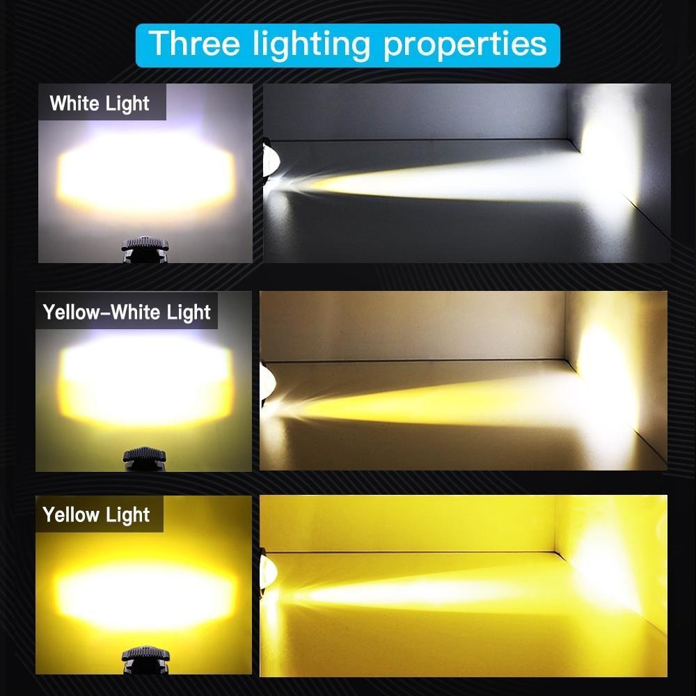 12000lm 6000k/3000k Super Bright Mini Driving Led Lights Motorcycle ...