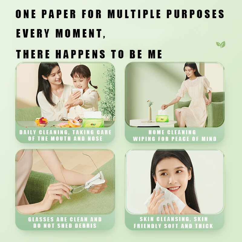 【10 packs】Tissue Facial Tissue order Tissue 4-Ply Facial Tissue Car ...