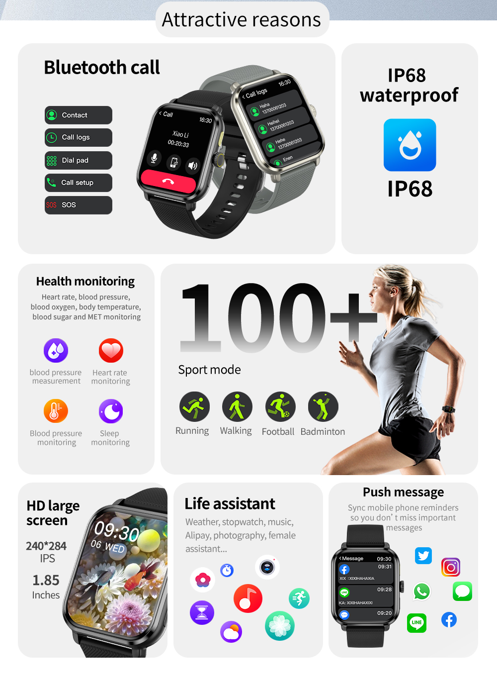 M12 Smart Watch 1.83 Inch NFC GPS Tracker 240*284 HD Screen Men ...