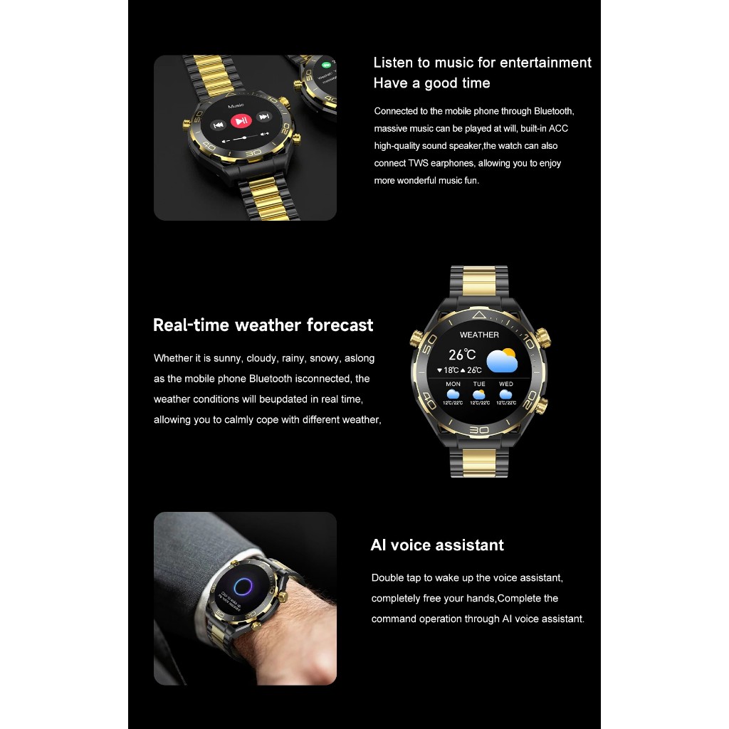 Original Z91 Pro Max Round Amoled Smart Watch Men 1.46 inch IP68 ...