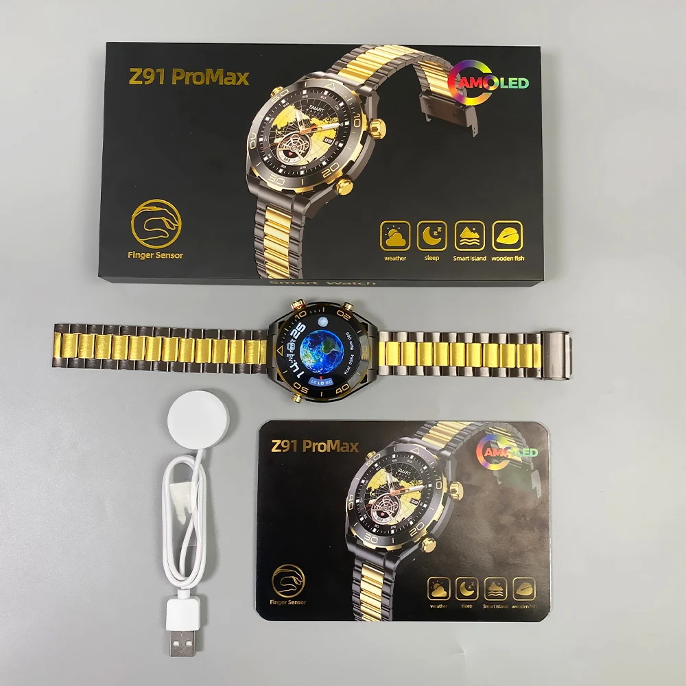 Original Z91 Pro Max Round Amoled Smart Watch Men 1.46 inch IP68 ...