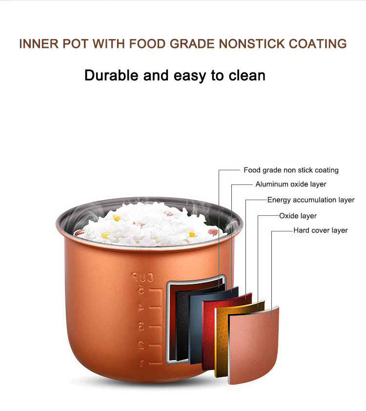 RV Electric Rice Cooker 12-24V Small Car and Large Truck 1.6L Self ...
