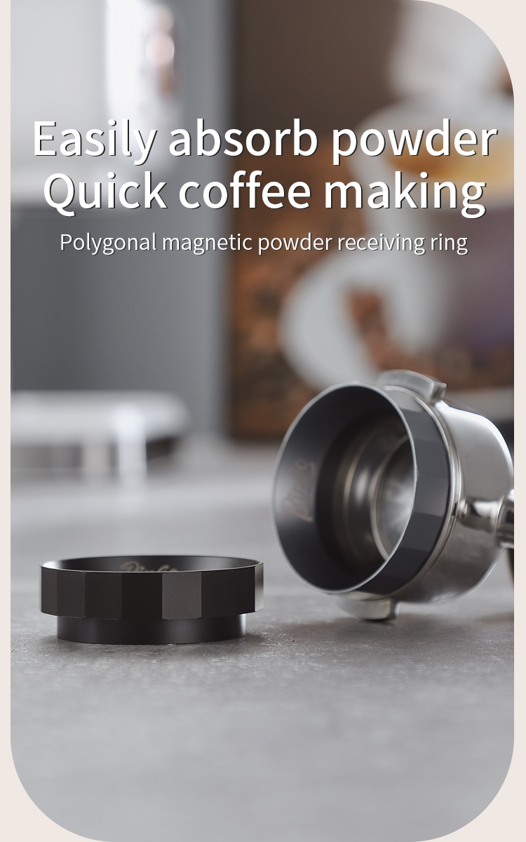 BINCOO Coffee Magnetic Powder Catcher Coffee Machine Handle Anti-flying ...