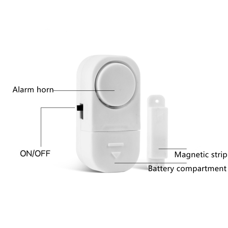 Motion-Activated Security Alarm with Magnetic Sensors for Doors and ...