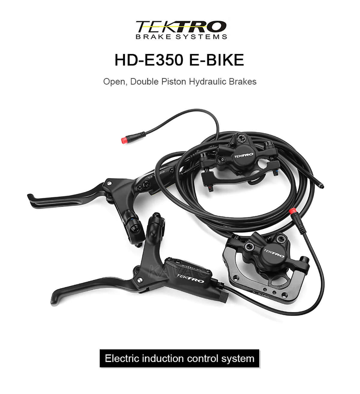 TEKTRO HD-E350 Electric Bicycle Hydraulic Disc Brake Set 900/1850mm E ...