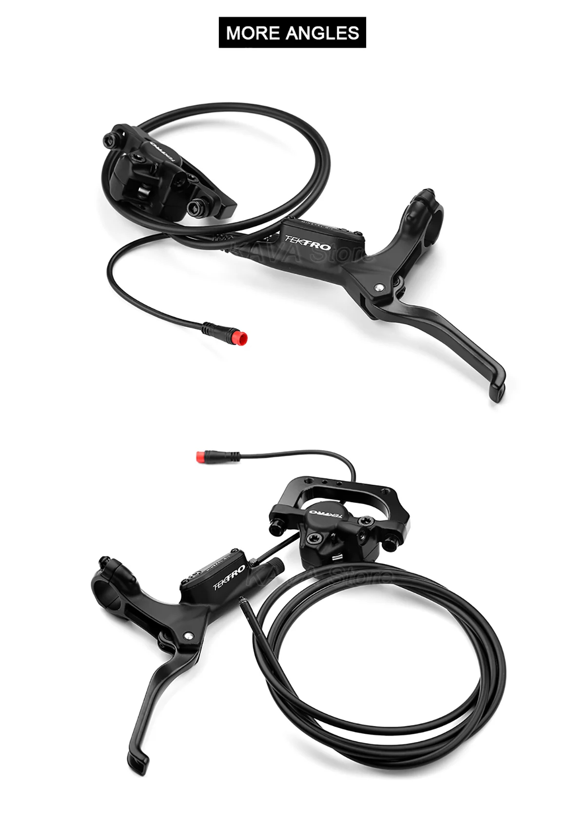 TEKTRO HD-E350 Electric Bicycle Hydraulic Disc Brake Set 900/1850mm E ...