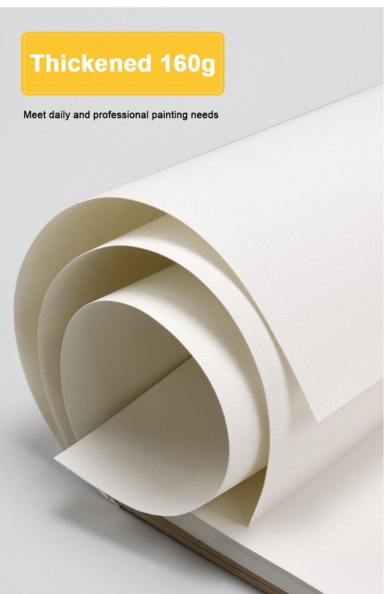 Professional sketchbook Thick paper 160 GSM Spiral notebook Art school ...