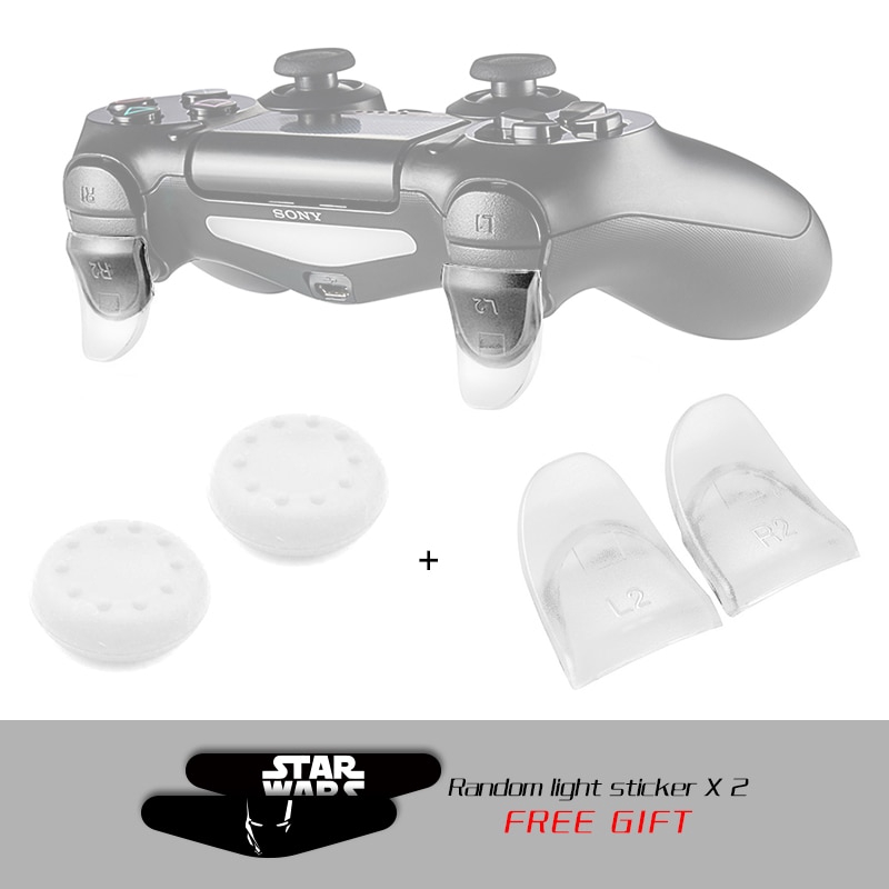 Bent L2 R2 Buttons Triggers Extender Kit For PlayStation 4 PS4/PS4 Slim ...