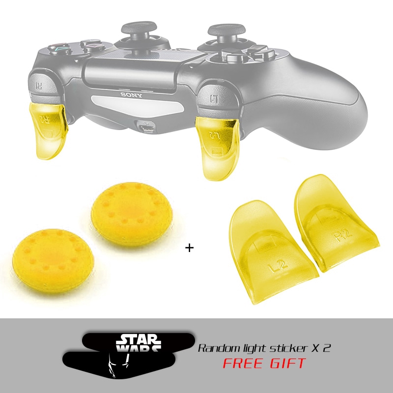Bent L2 R2 Buttons Triggers Extender Kit For PlayStation 4 PS4/PS4 Slim ...