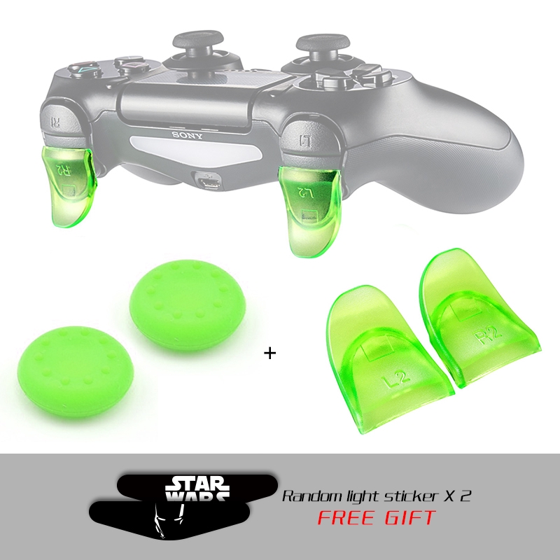 Bent L2 R2 Buttons Triggers Extender Kit For PlayStation 4 PS4/PS4 Slim ...