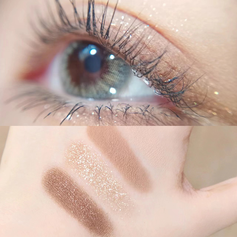 7 Color Eyeshadow Palette Gray Pink Matte Pearlescent Earth Color ...