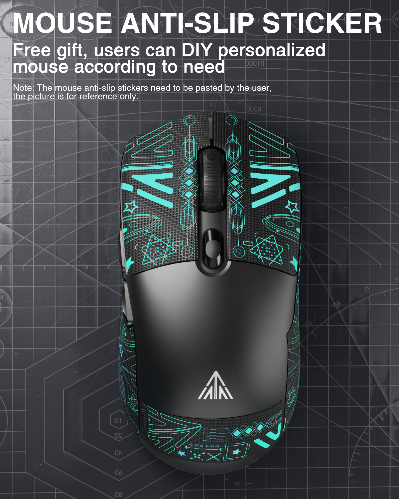 SOLAKAKA SM800 Wireless Gaming Mouse Lightweight Mouse Type-C/2.4G ...