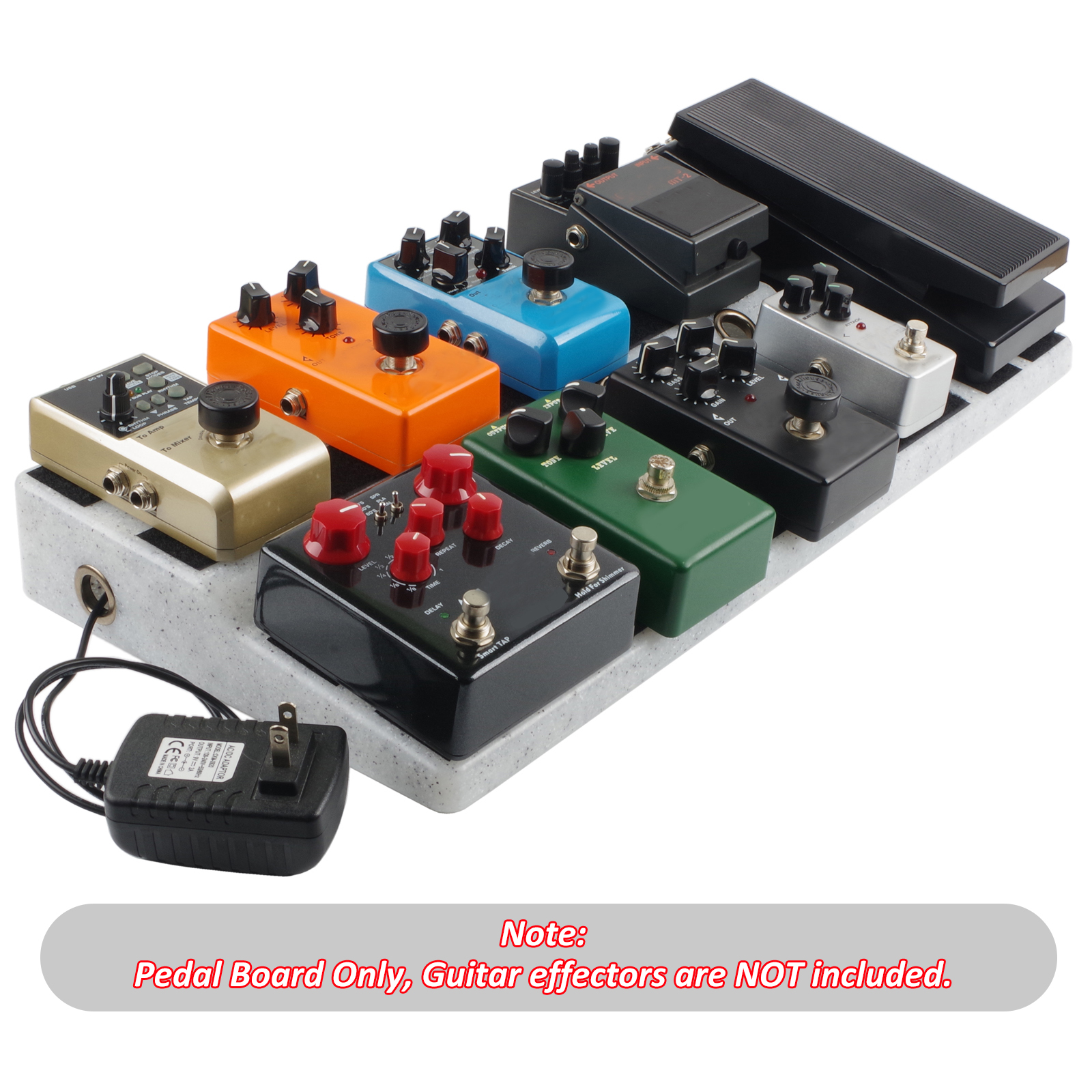 [COD & NEW] Rockhouse RPB-1BK Big Size Guitar Effects Pedal Board ...