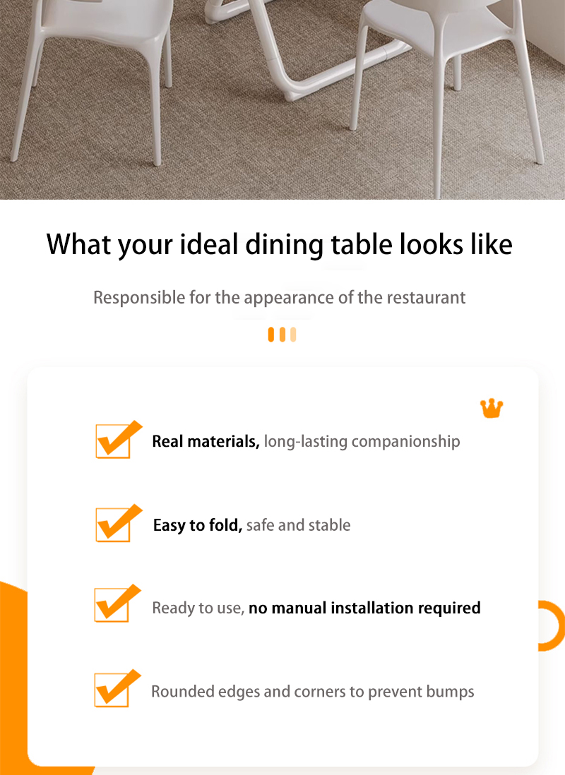 Folding Table Dining Table 60/70/80CM Round & Square Foldable Table ...