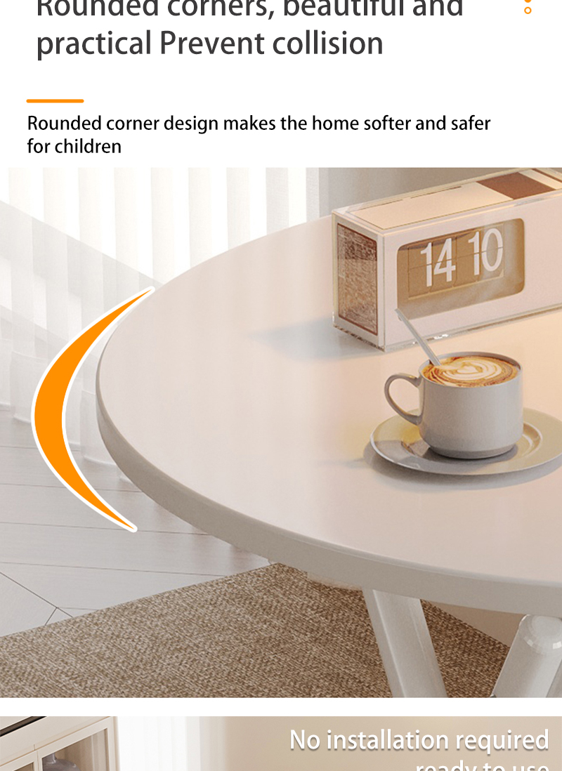 Folding Table Dining Table 60/70/80CM Round & Square Foldable Table ...
