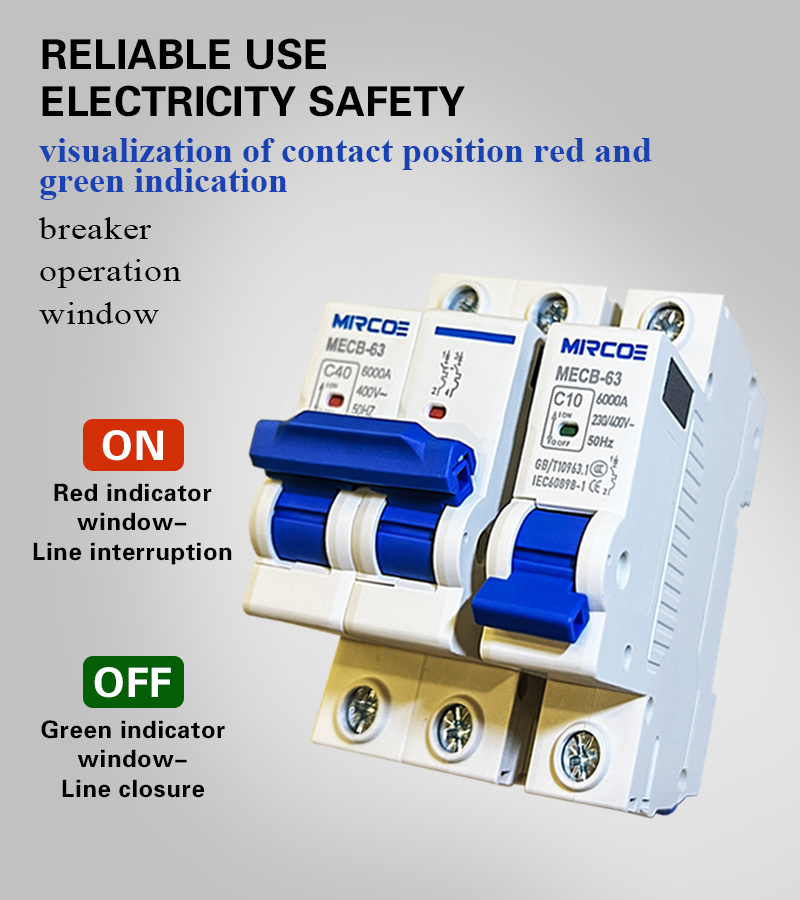 MECB miniature circuit breaker 6A / 10A / 16A / 20A / 32A / 40A / 50A ...