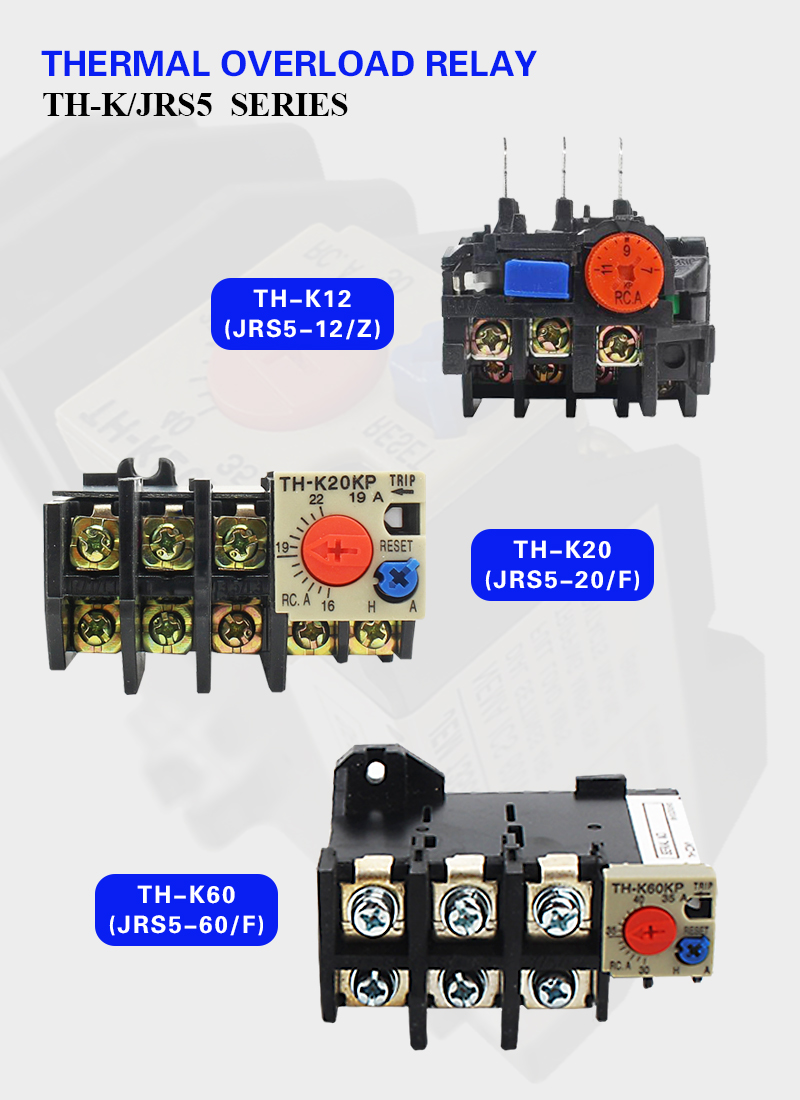 Thermal Overload Relay JRS5(TH-K) for S-K contactor JRS5-12/Z(TH-K12 ...