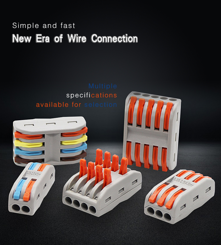 MIRCOE Quick Wire Terminal Connector Universal Wiring Cable Out Wire ...