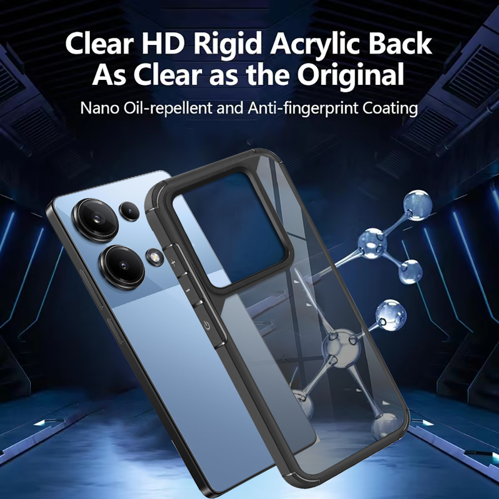 Transparent Phone Case For Redmi Note 13 12 11 10 pro POCO X3 12C 13C ...