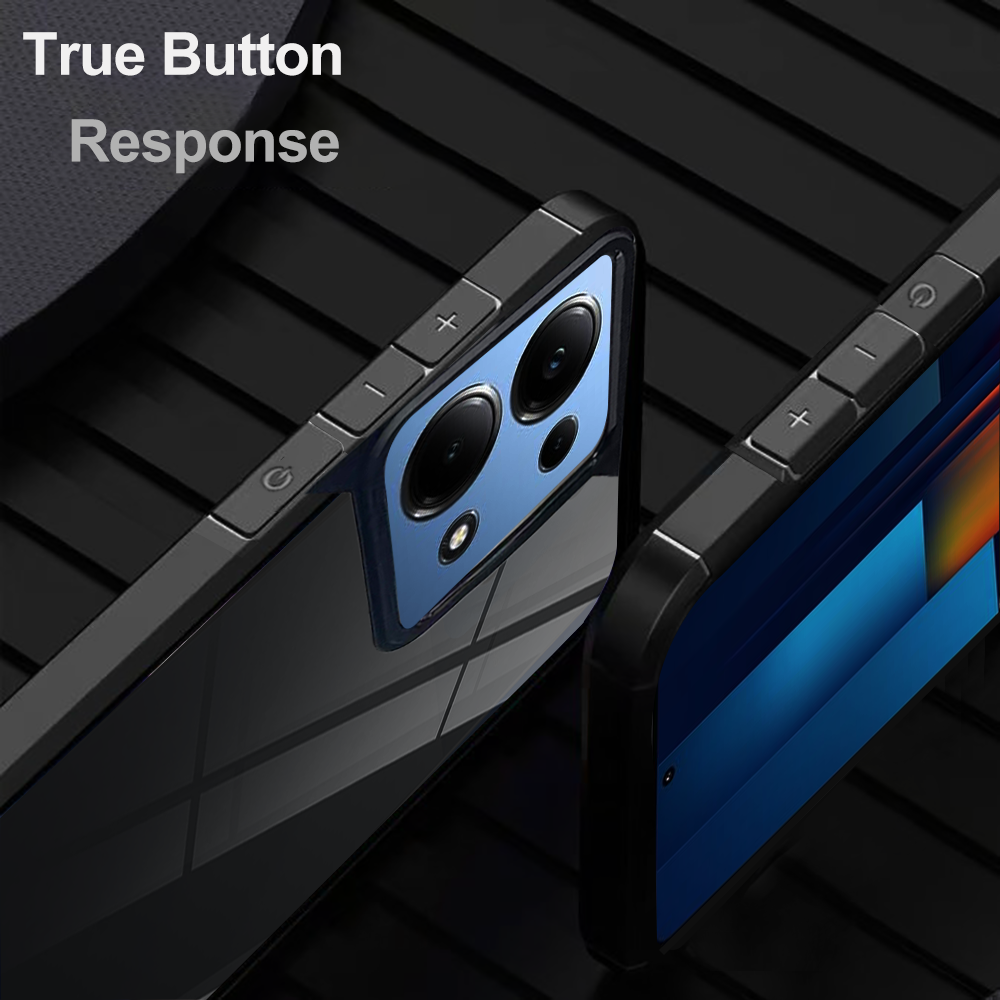 Transparent Phone Case For Redmi Note 13 12 11 10 pro POCO X3 12C 13C ...