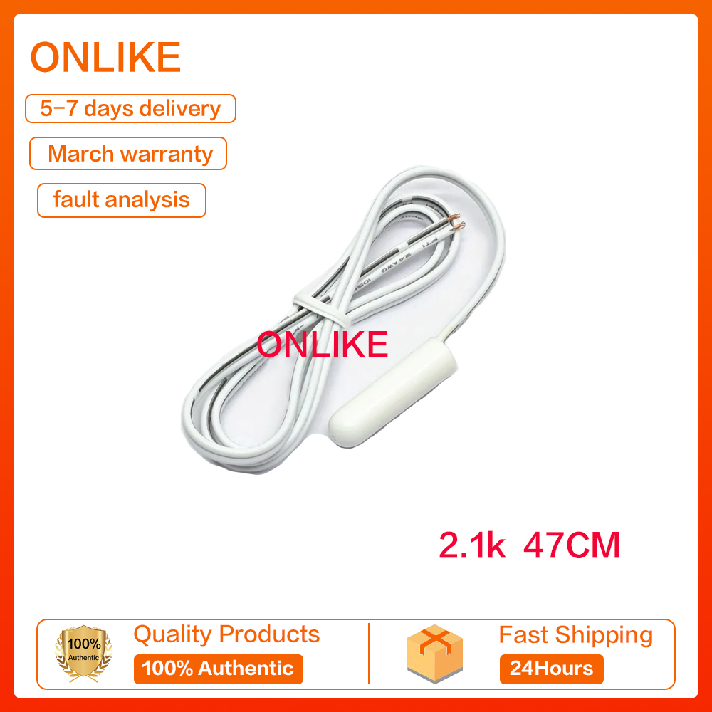 2.1K/5K/10K Defrosting Temperature Detection Sensor Probe Refrigerator ...