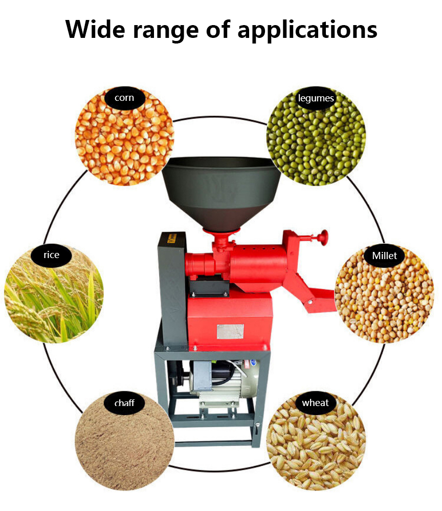 Heavy Duty Rice milling machine Household Combined Multifunctional ...