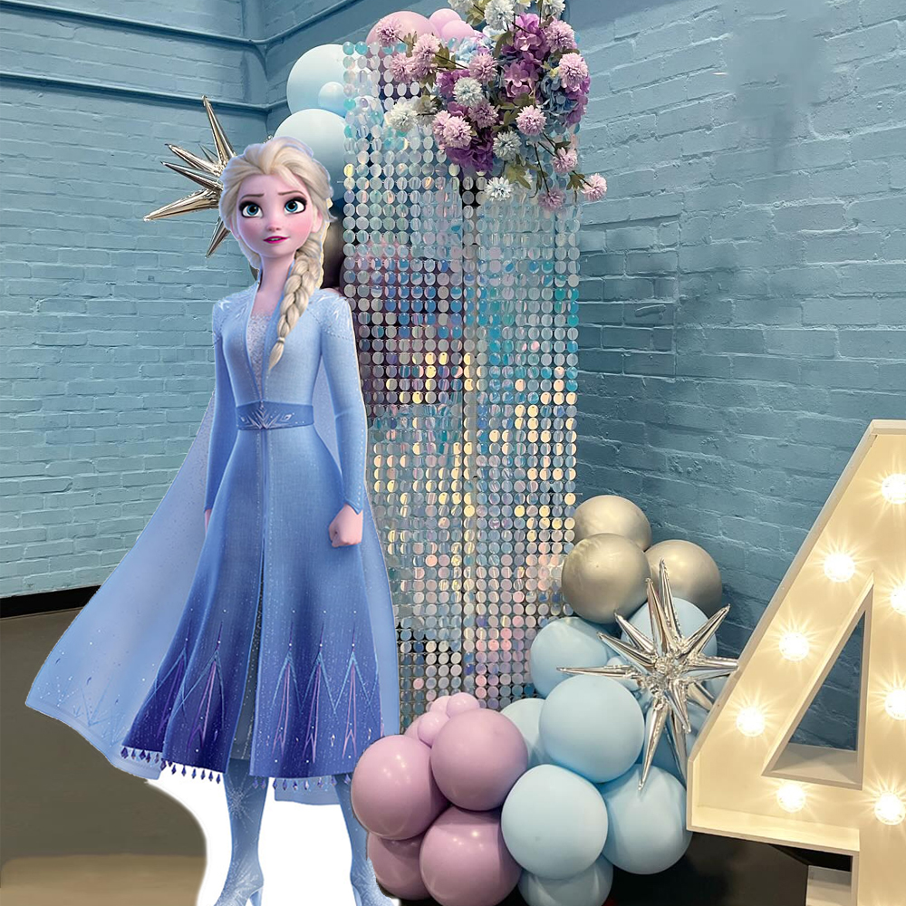 150cm Elsa Backdrop Cutout Princess Elsa Mosaic Board for Frozen ...