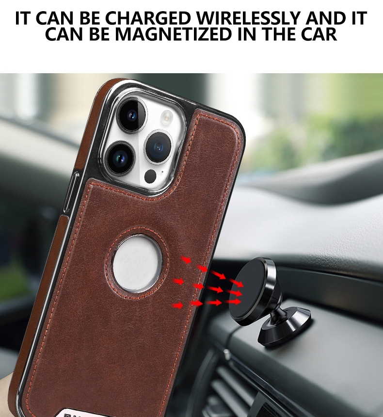 LIGHT LUXURY Men's phone case for iPhone 15 ProMax high-end leather ...