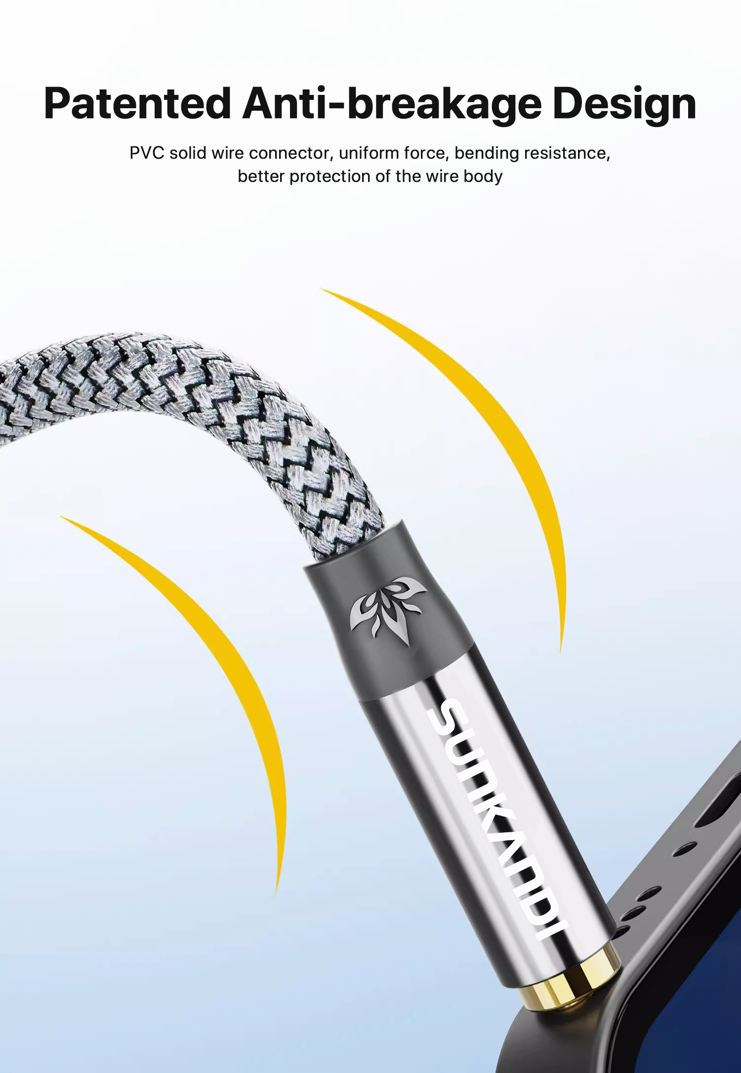 SUNKANDI 3.5mm to 3.5mm Jack Aux Cable for Headphone Speaker Auxillary Cord 3.5mm Audio ...