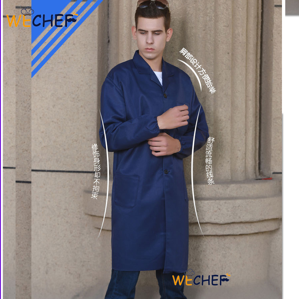 Safety Jacket Blue Coat Overalls Handling Labor Protection Coat Anti ...