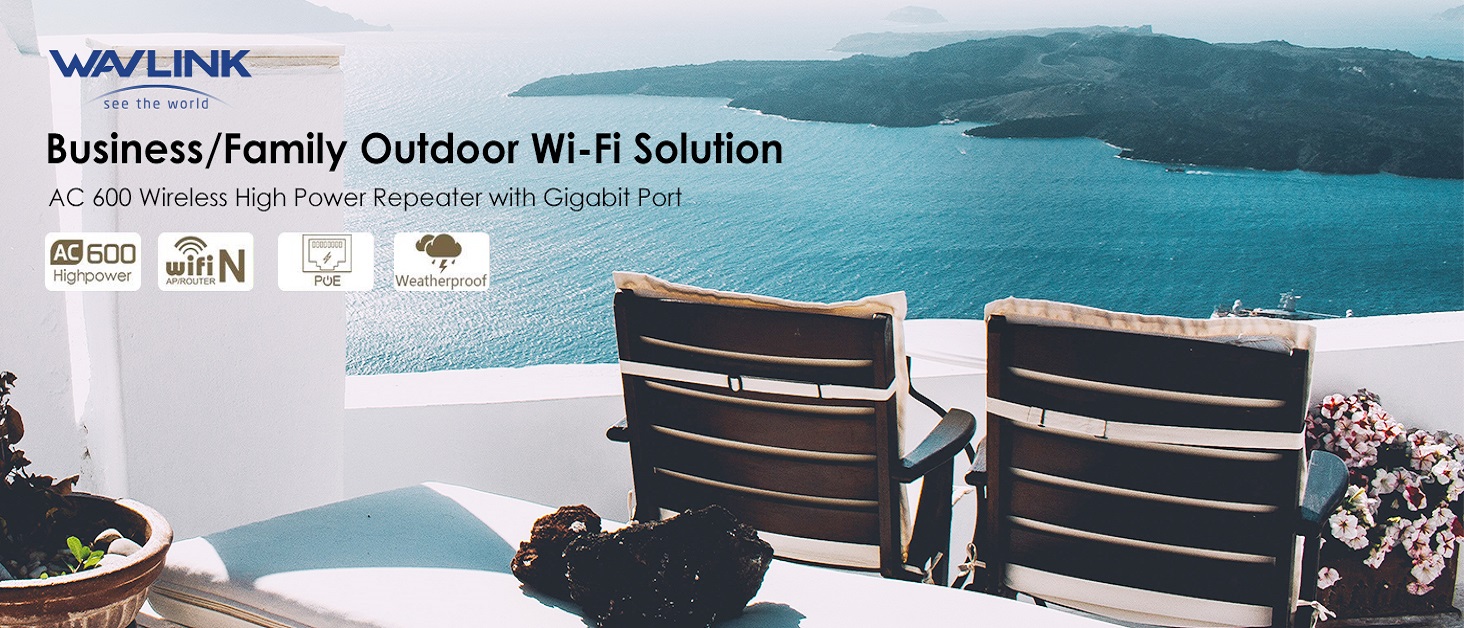 WAVLINK 600Mbps Outdoor Access Point For Piso Wifi Wireless Range ...