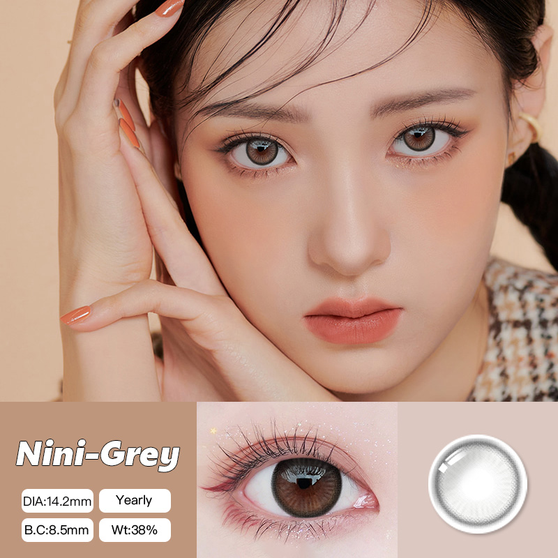(cod) 2Pcs Colored Contact Lens Natural Lenses Soft Yearly Use 14.2mm ...