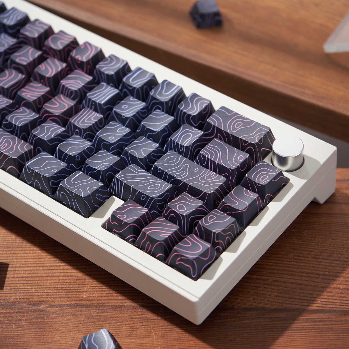 -LW- Canyon Contour Line Side Printing Keycaps PBT CHERRY Profile ...