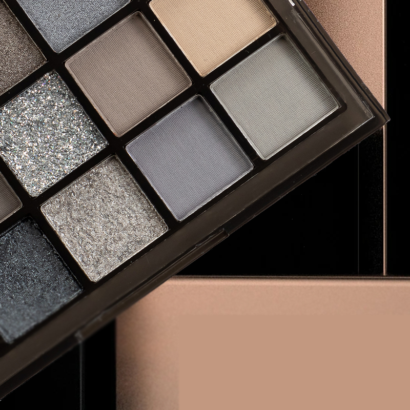 15 Colors Dark Night Knight Eyeshadow Makeup Eyeshadow Palette Flashing ...