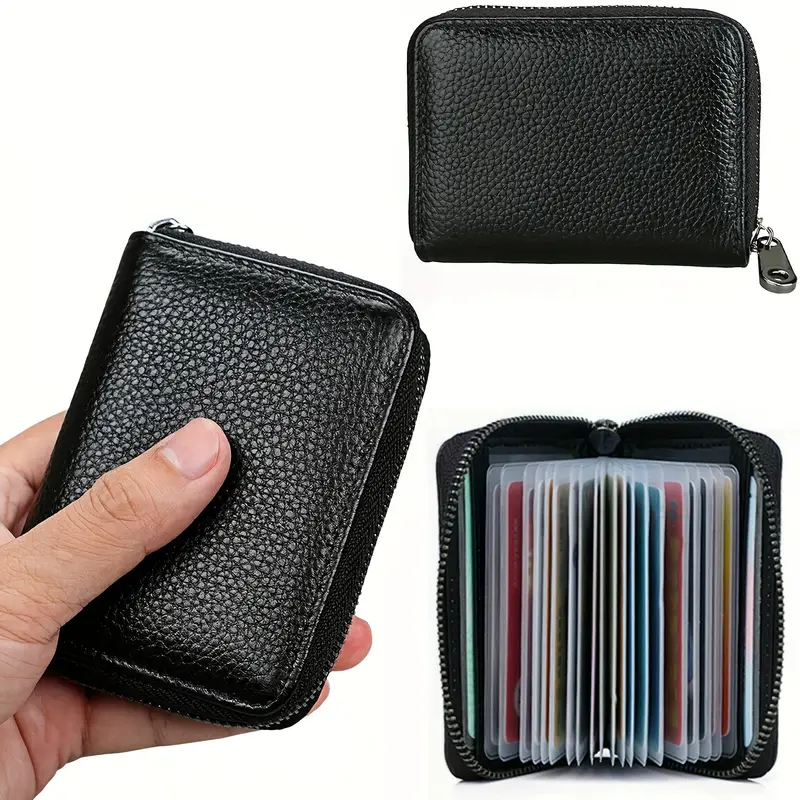 Mini Card Holder 22 Card Slots Business Card Case Purse Credit Card ...