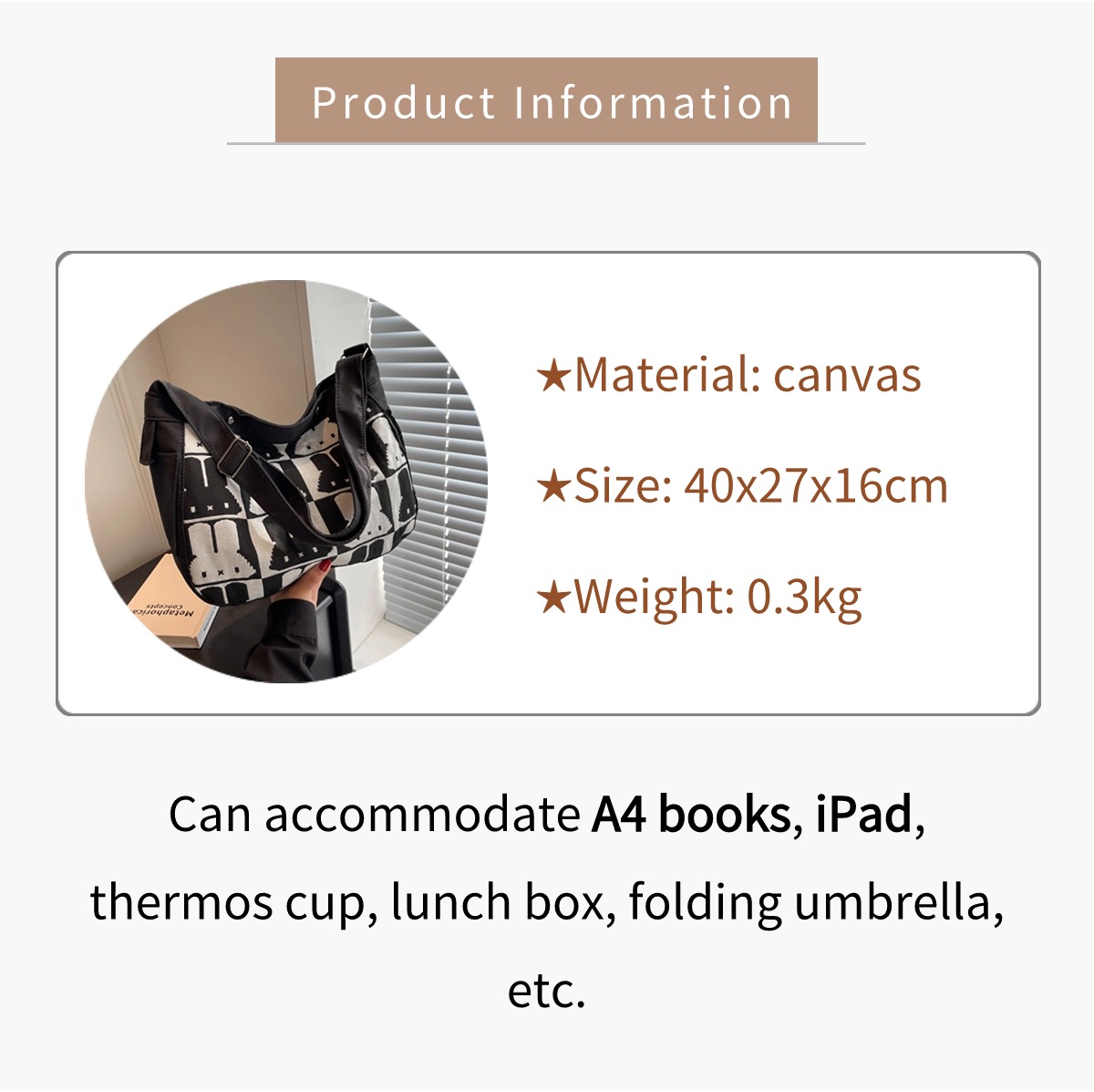 TB018 Large Aesthetic Converge Sling Bag For Women With Zipper Korean ...