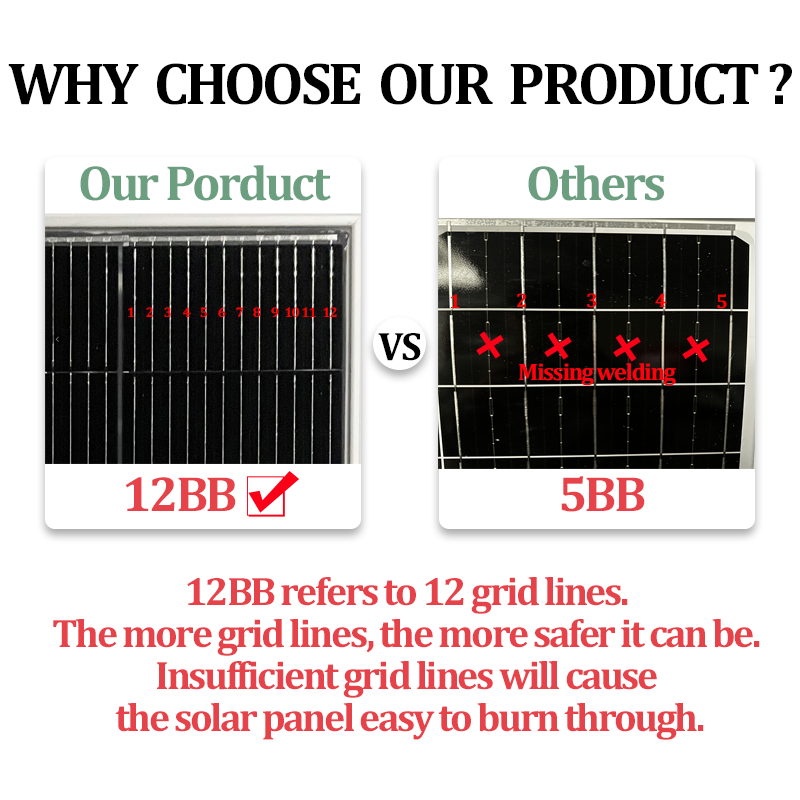 12BB Solar Panel 【Dual Glass 200 Watts】New Monocrystalline Silicon 200W ...