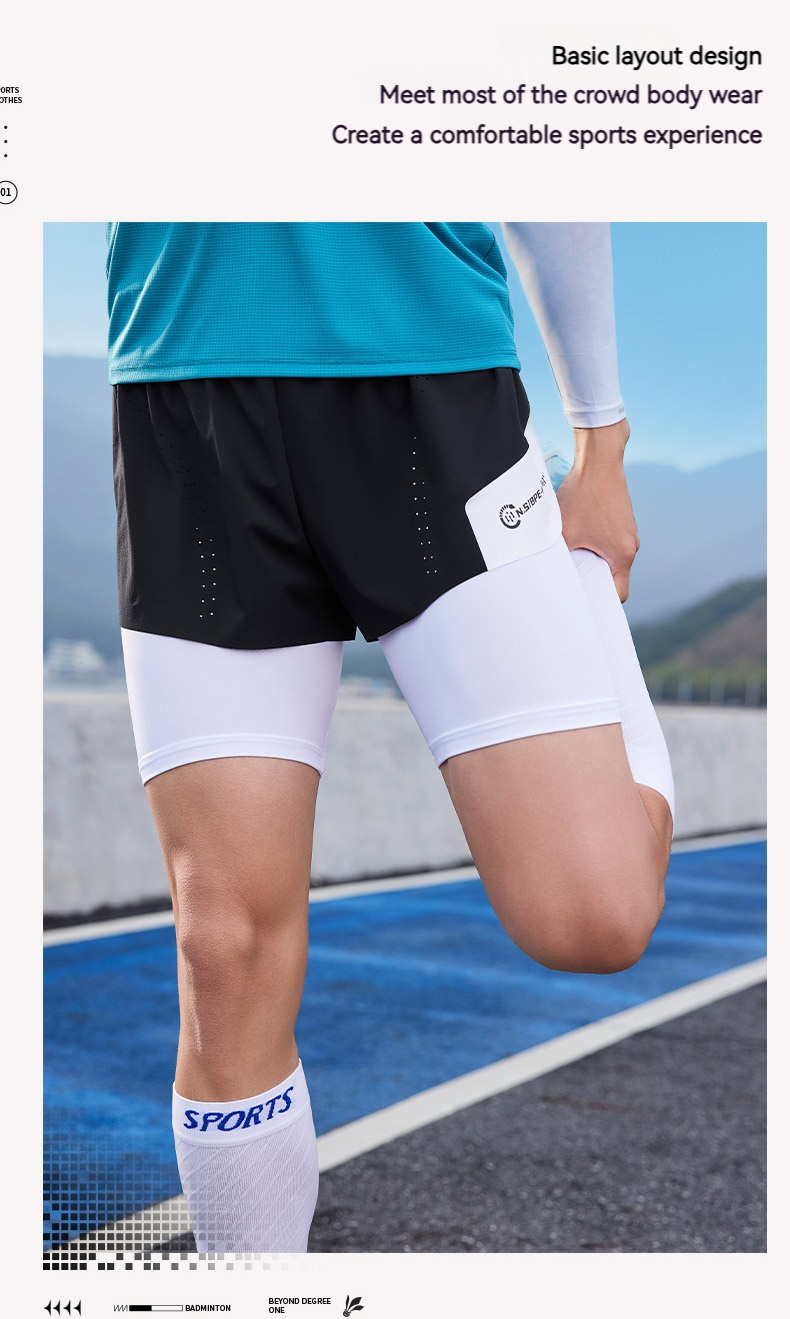 361 Degrees Furious Sports Shorts Men Running Moisture Wicking ...