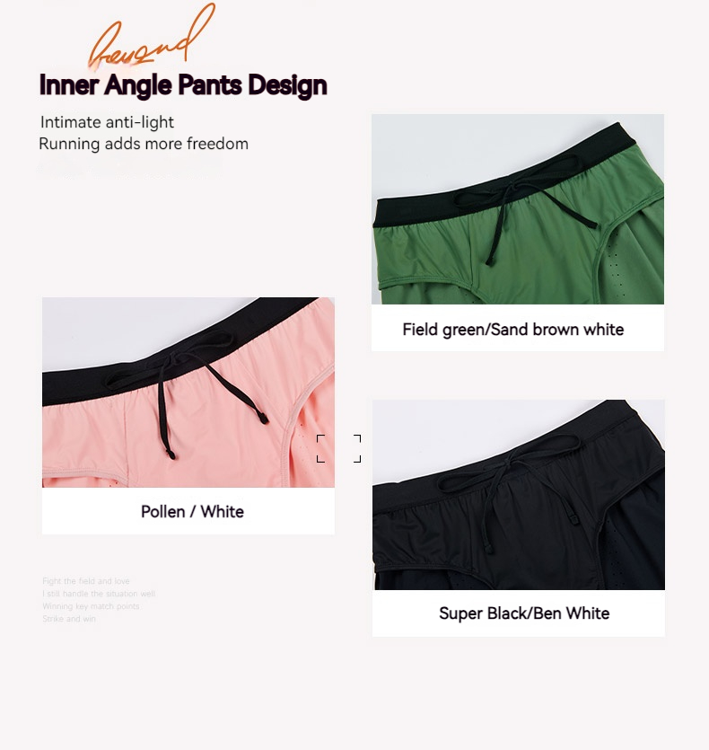361 Degrees Furious Sports Shorts Men Running Moisture Wicking ...