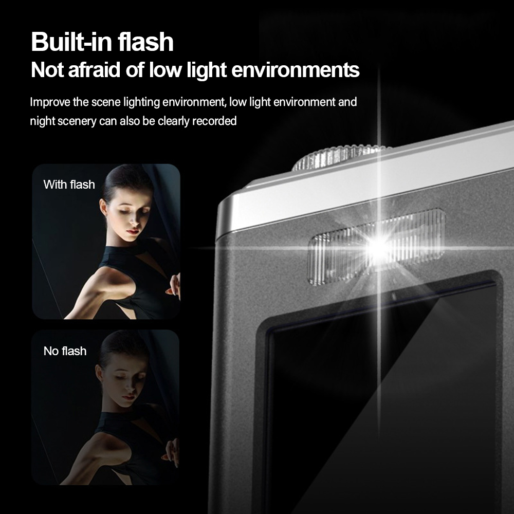 [COD] Andoer 2.88-inch Portable Digital Camera Compact Camera 50MP 4K ...