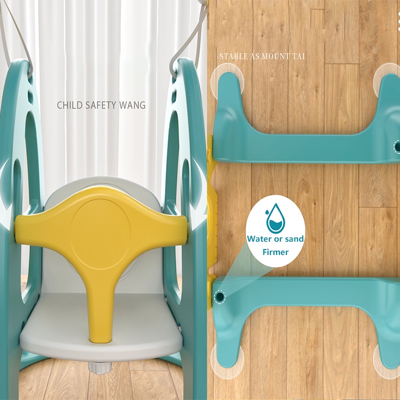 [Warranty] Slide for kids Indoor Use Playground Slide Swing Slide and ...